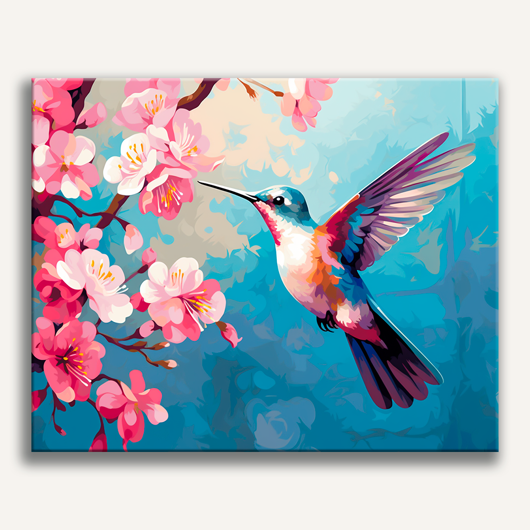Feeding Hummingbird – Paint by Numbers Kits