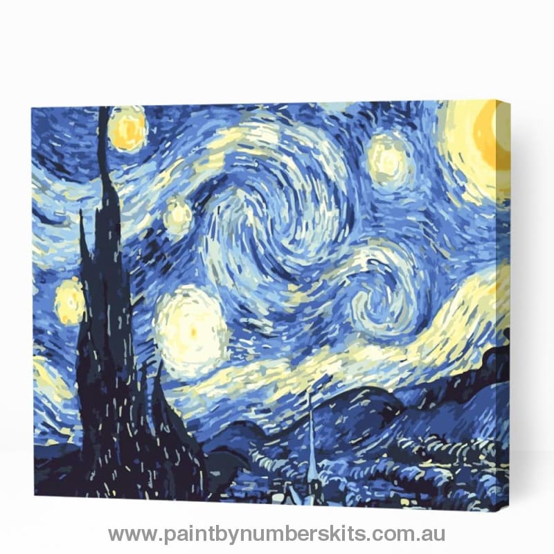 Order Van Gogh Starry Night Paint by Numbers Kits | Australia