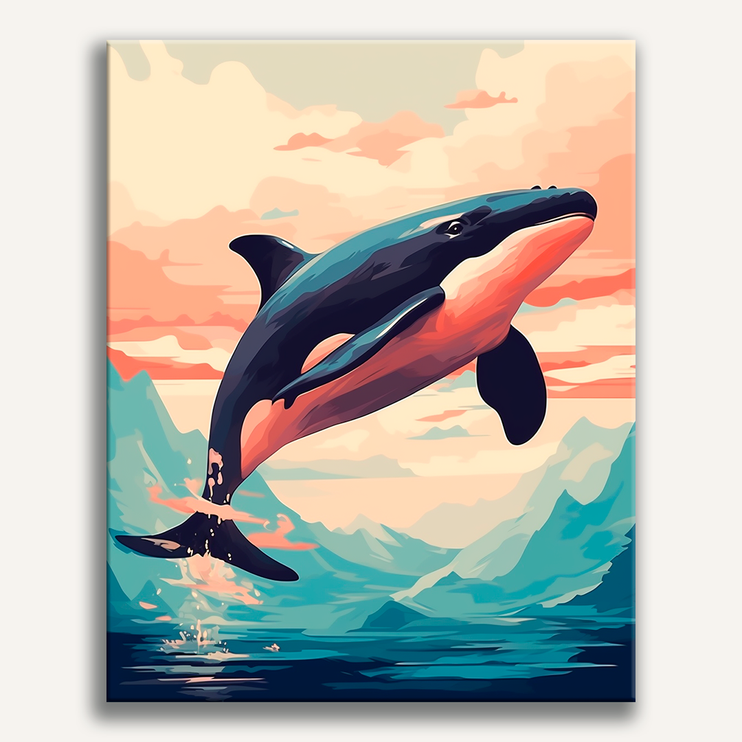 Killer Whale – Paint by Numbers Kits