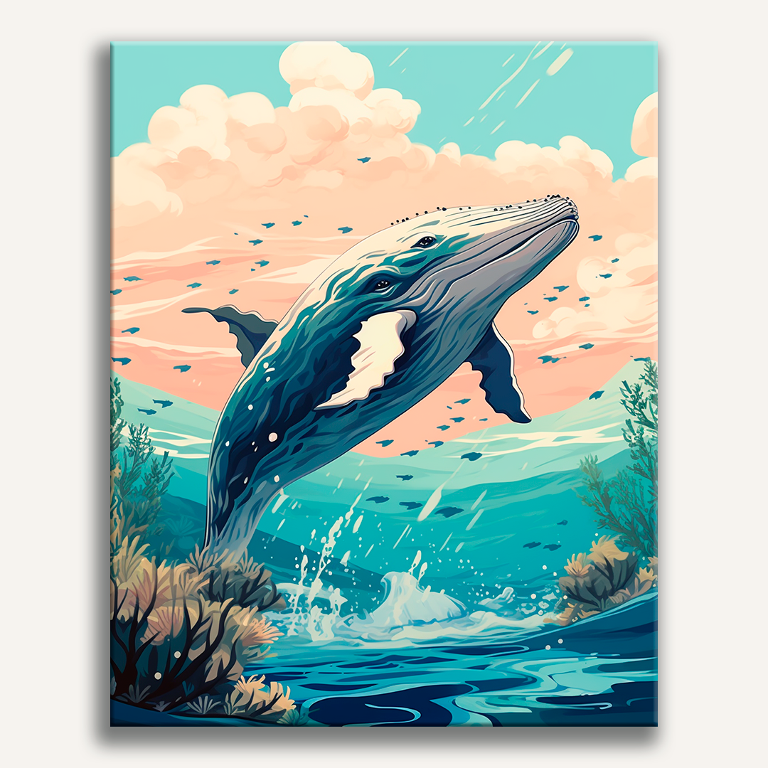 Humpback Whale – Paint by Numbers Kits
