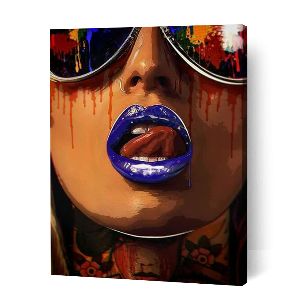 Order Colour Splash Girl Paint by Numbers Kits | Australia