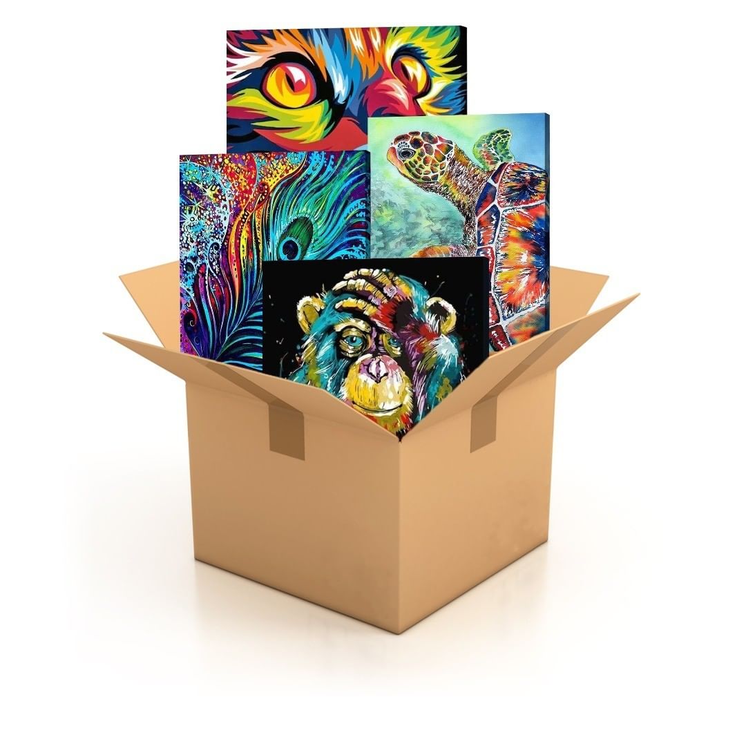 Order Psychedelic Bundle Paint by Numbers Kits | Australia