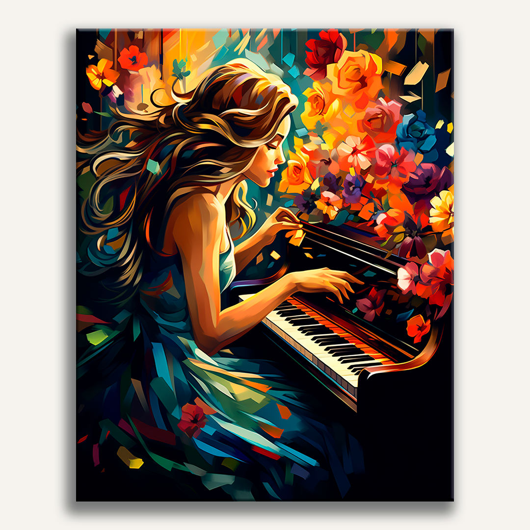 Passionate Pianist – Paint by Numbers Kits