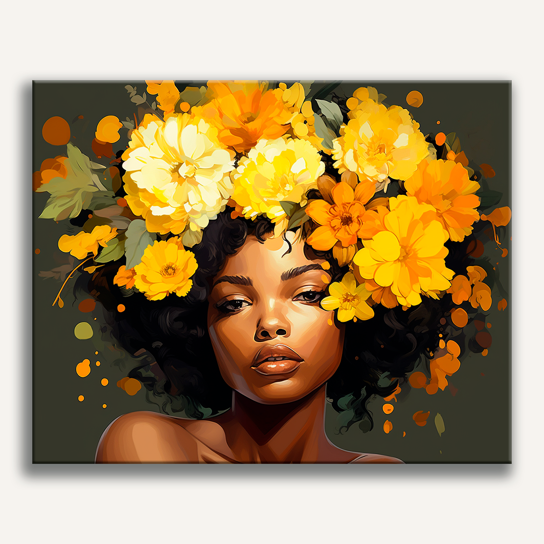 Floral Portrait – Paint by Numbers Kits