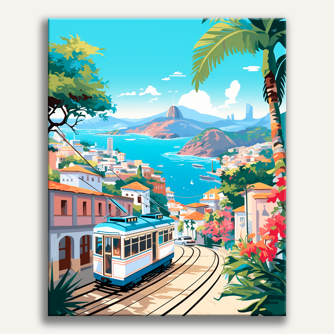 Trolley Station – Paint by Numbers Kits