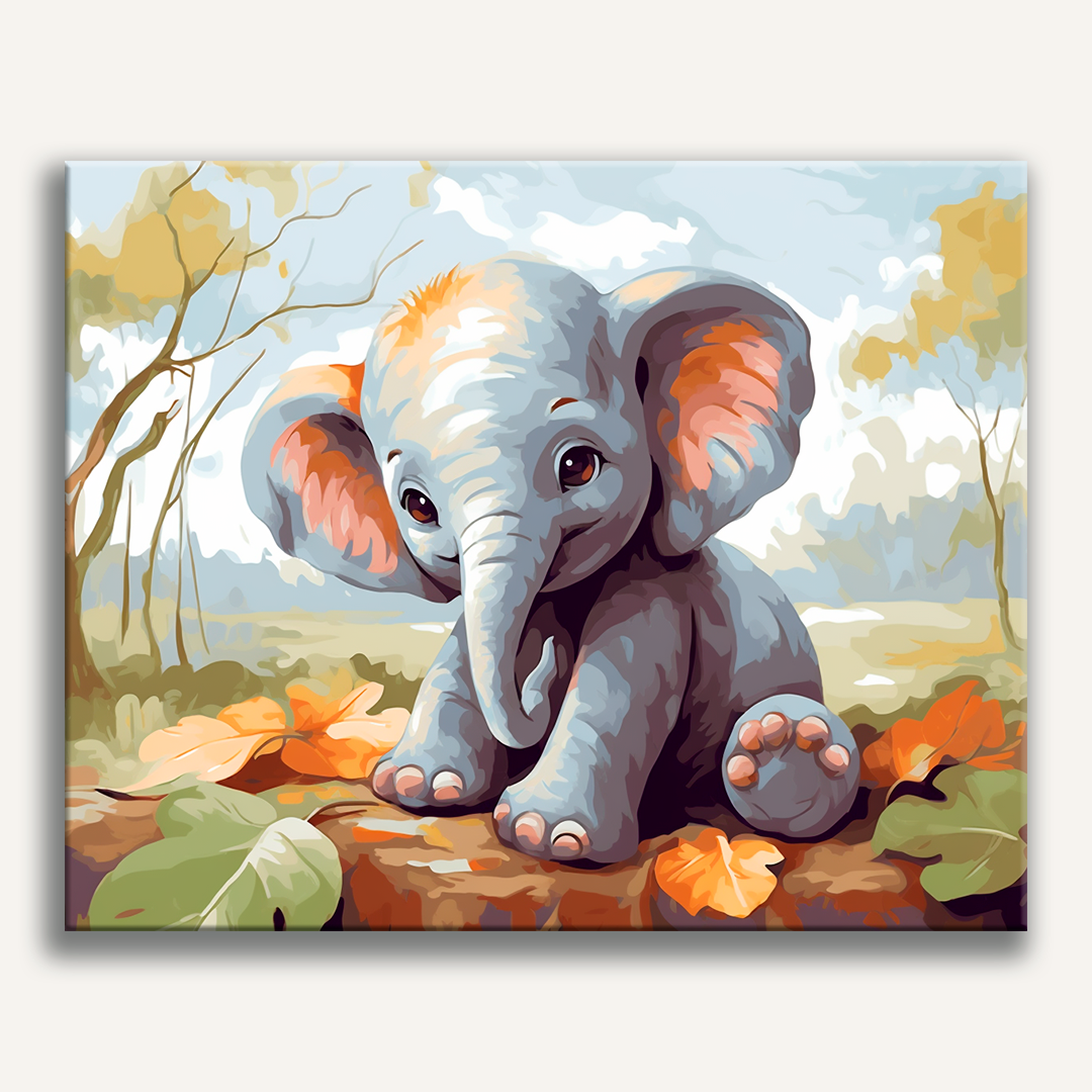 Baby Elephant Dream – Paint by Numbers Kits