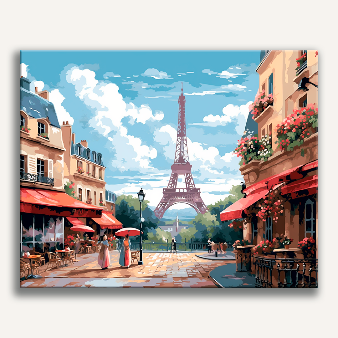 Square of Paris – Paint by Numbers Kits