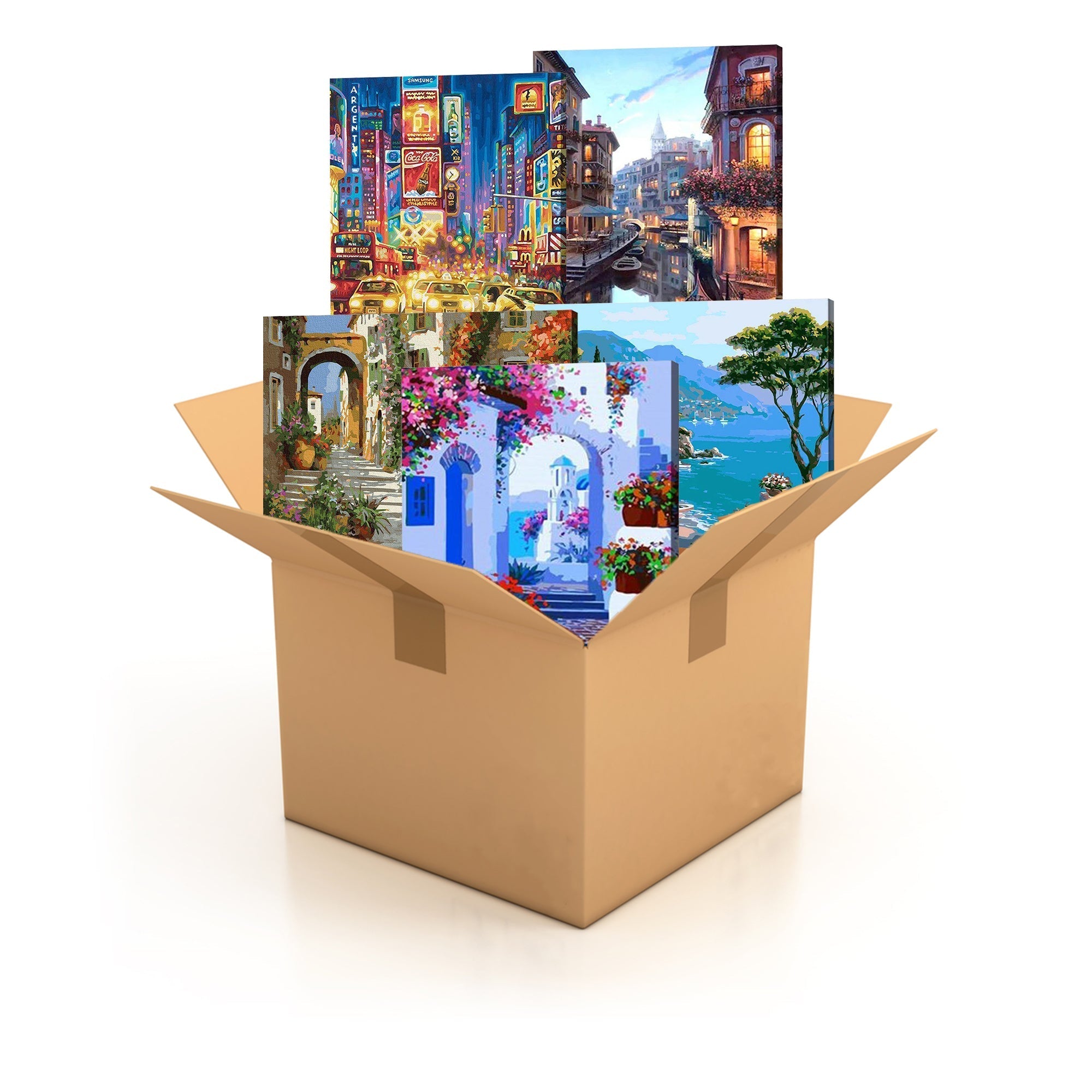 Order Cities Bundle Paint by Numbers Kits | Australia