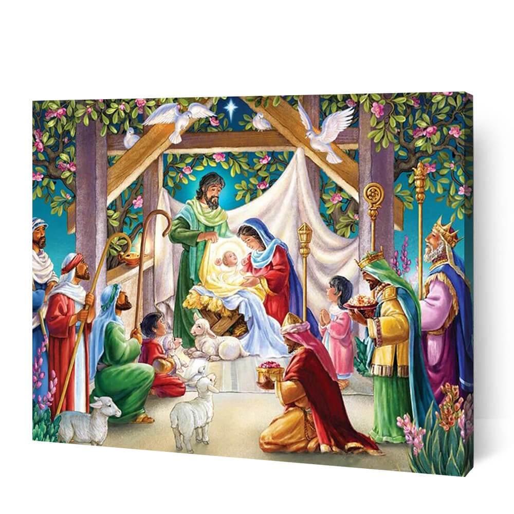 Order Birth of Jesus I Paint by Numbers Kits | Australia