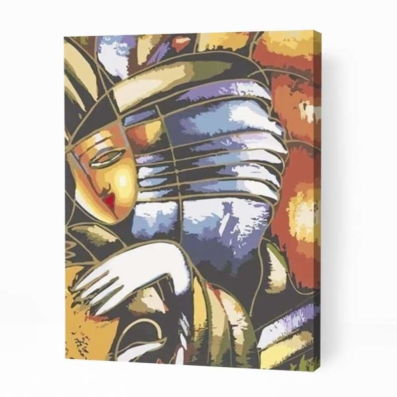 Buy Abstract Face Paint by Numbers Kits | Australia