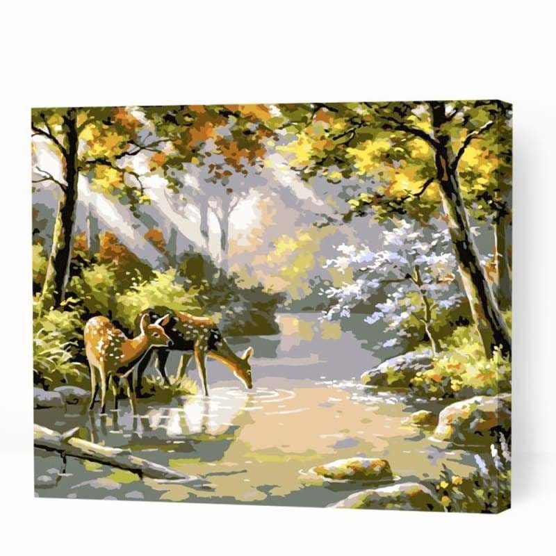 Order Deers in Forest Paint by Numbers Kits | Australia