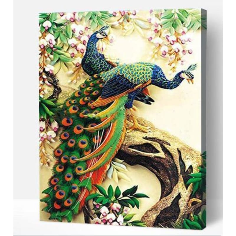 Order Magestic Peacock Paint by Numbers Kits | Australia