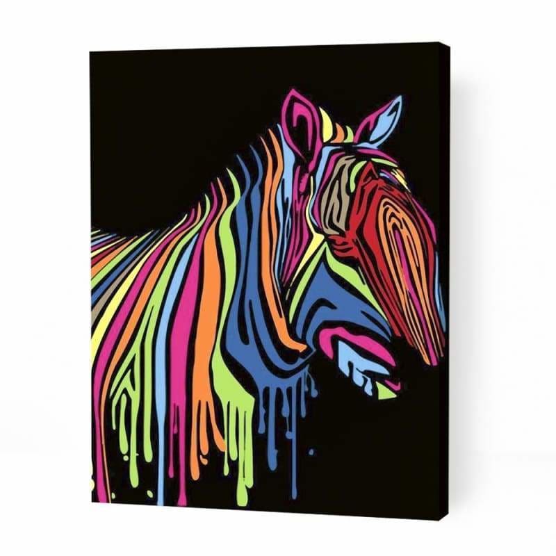 Order Modern Zebra Art Paint by Numbers Kits | Australia