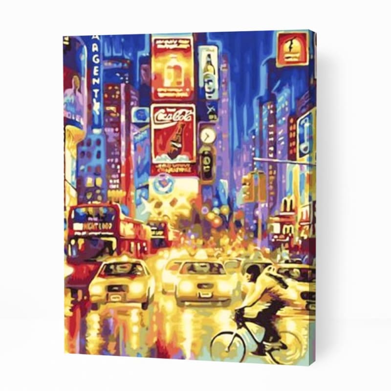 Order New York Times Square Paint by Numbers Kits | Australia