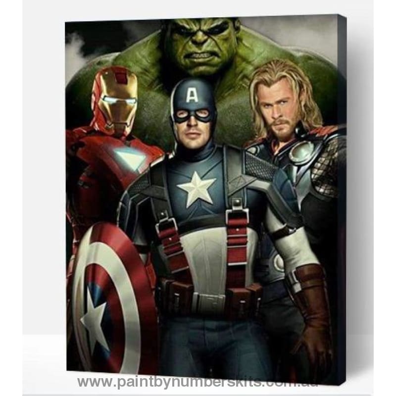 Order The Avengers Paint by Numbers Kits | Australia
